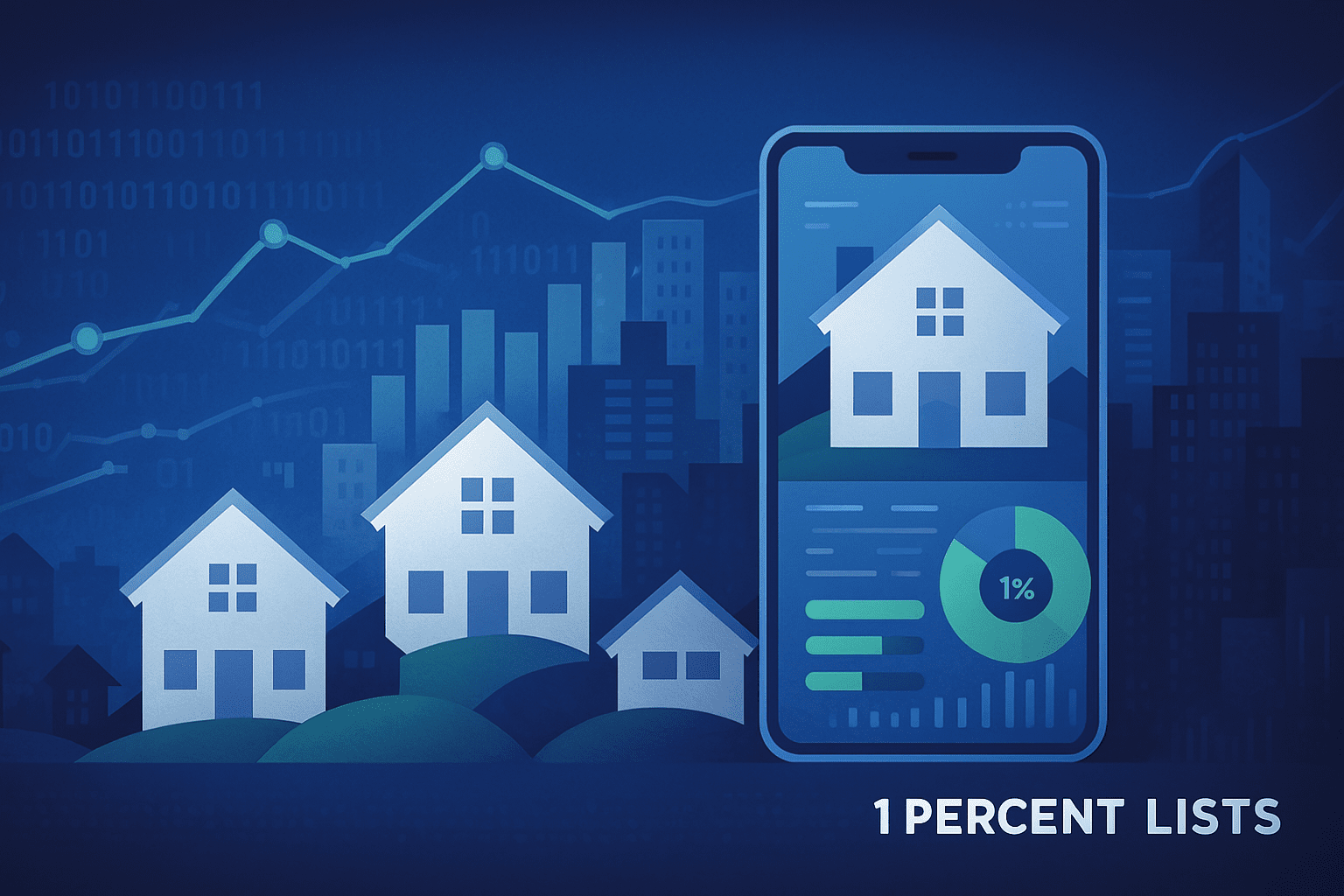 The real estate technology available at 1 Percent Lists